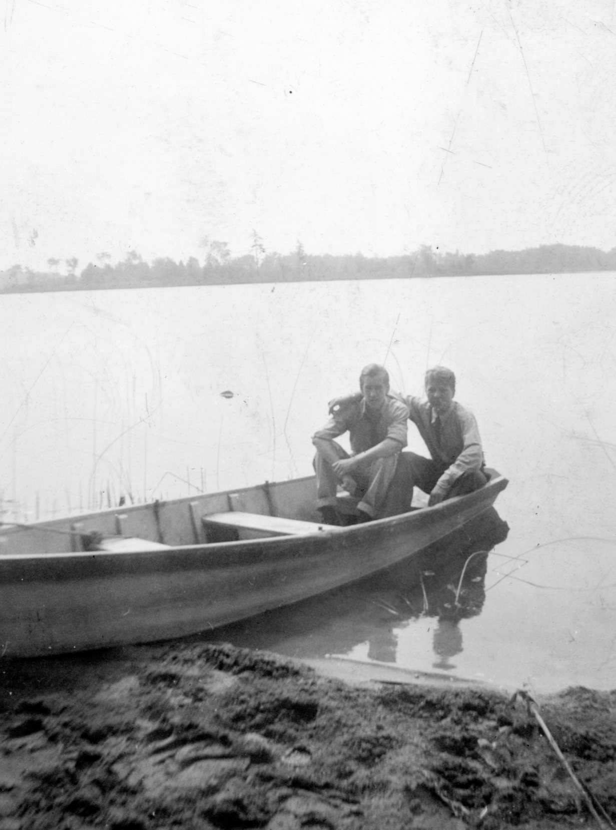 "The Lake", Men in Boat